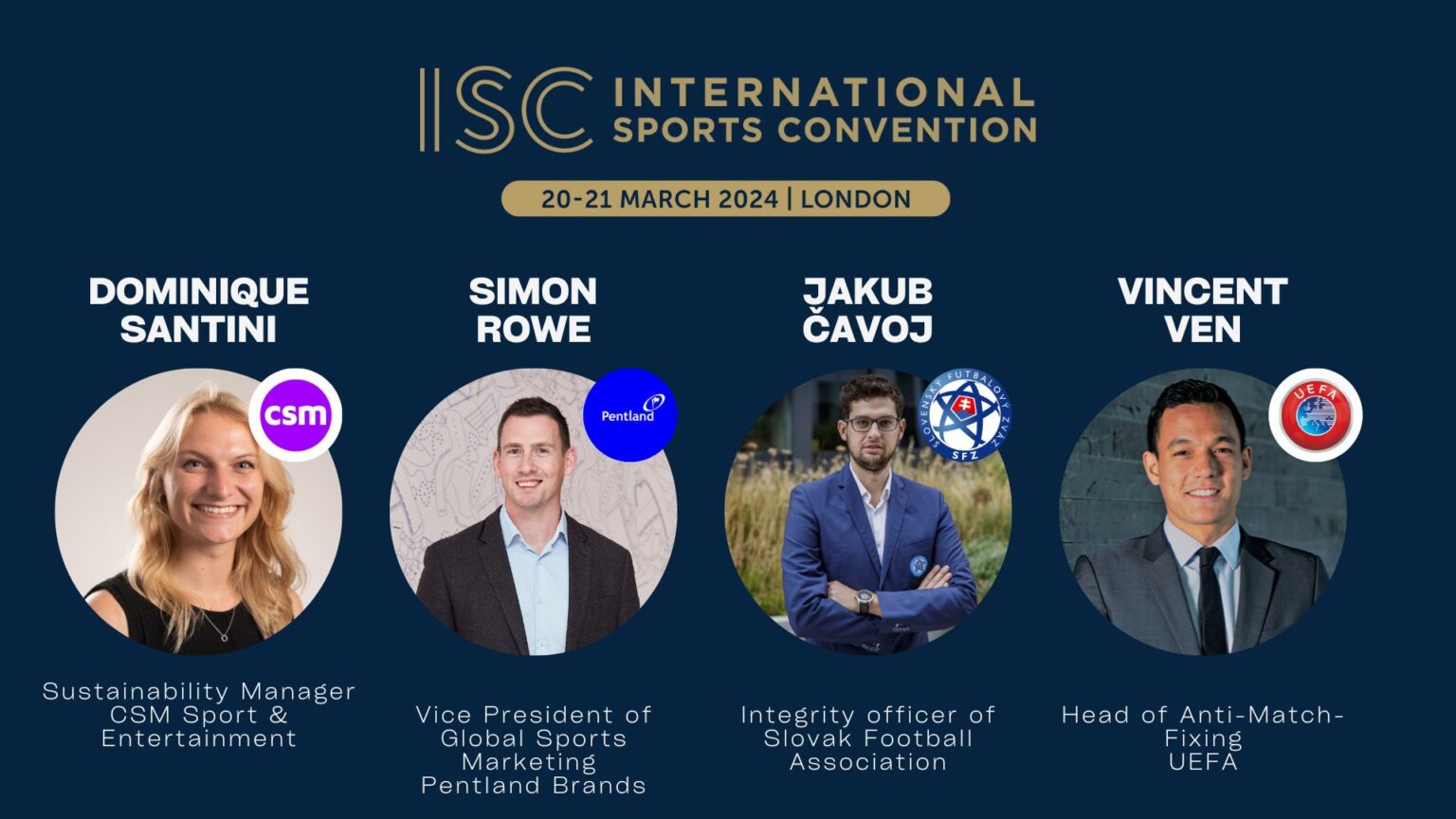Weekly Speaker Announcements - International Sports Convention