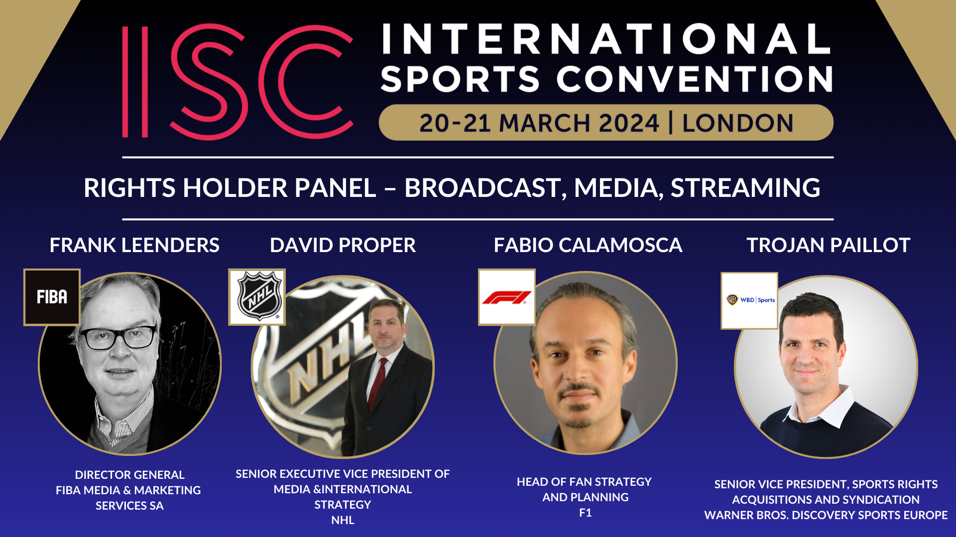 Rights Holder panel – Broadcast, Media, Streaming - International ...