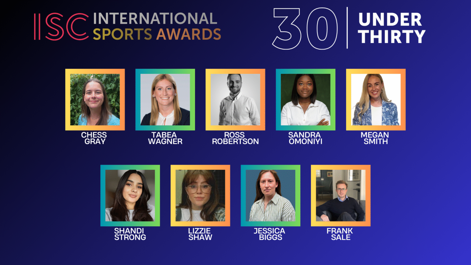 ISC 30 Under Thirty Awards - International Sports Convention